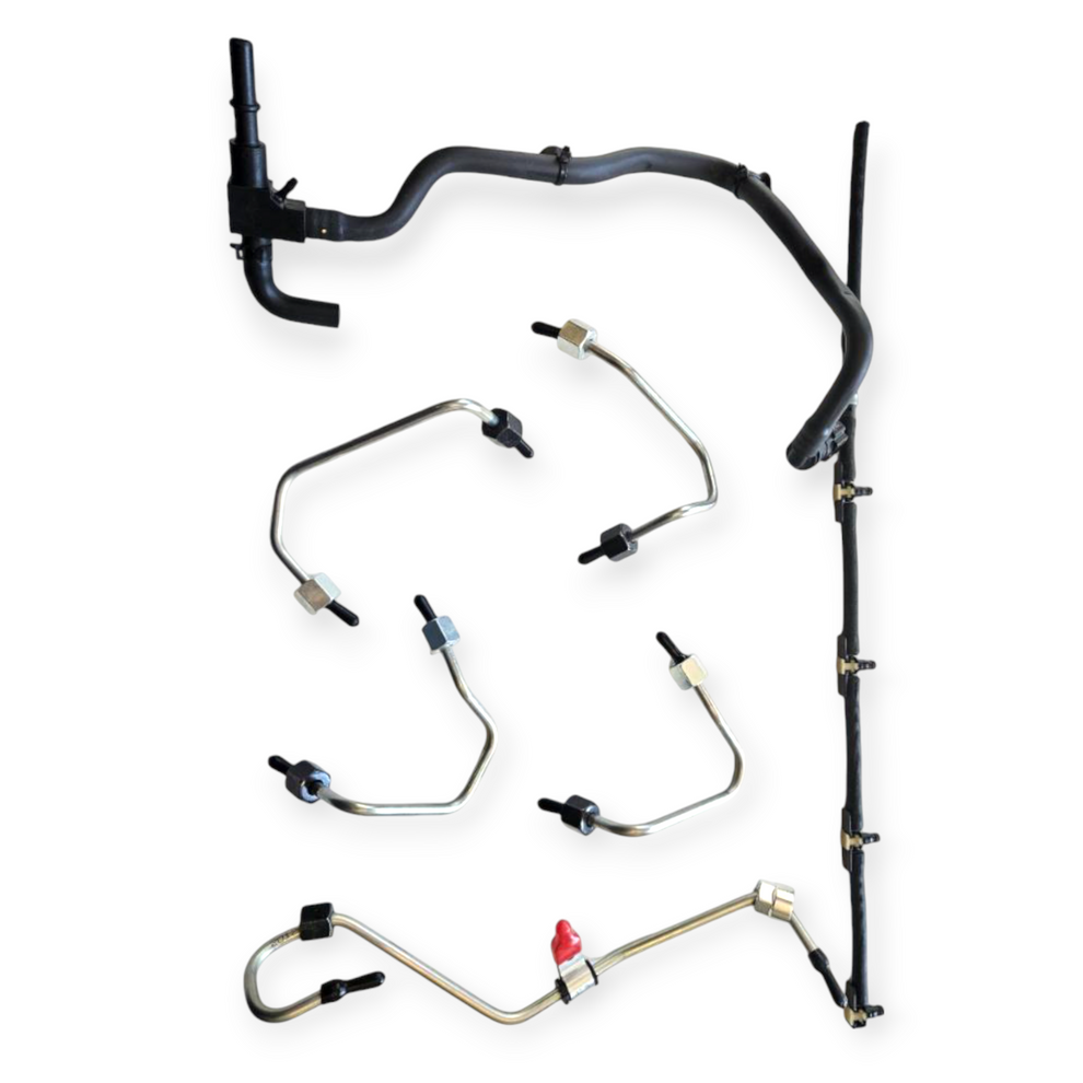 DM02 Fuel Replacement Kit fits Bobcat; Injectors, Rail, Lines